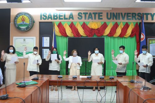 New Faculty Federation officers pledge to office - Isabela State University