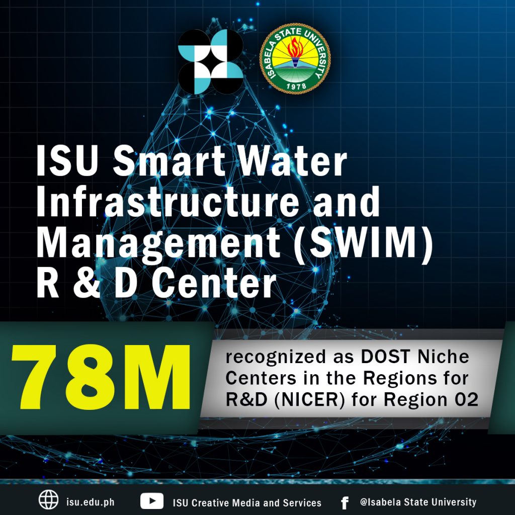 ISU R&D on Smart Water Management gets recognized as NICER by DOST ...