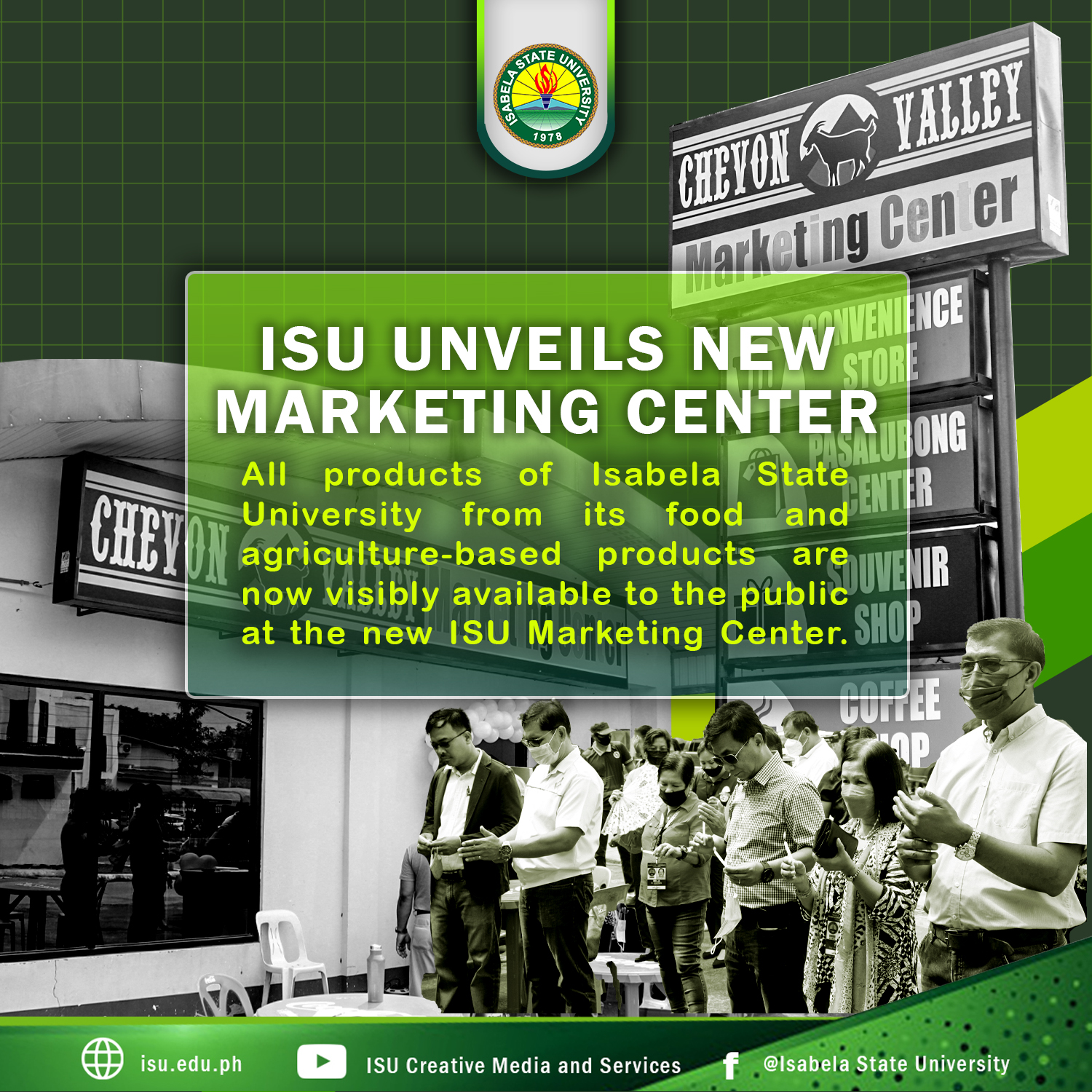 ISU unveils New Marketing Center - Isabela State University