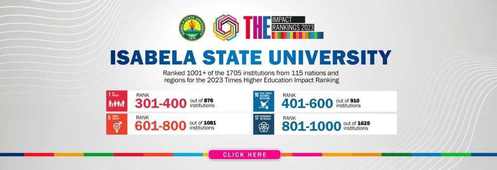 Isabela State University | University for People and Nature