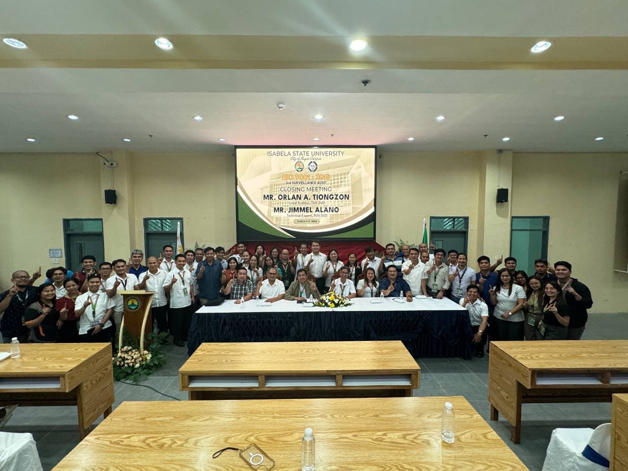 ISU Jones, ISU Ilagan passes surveillance audit for ISO certification ...