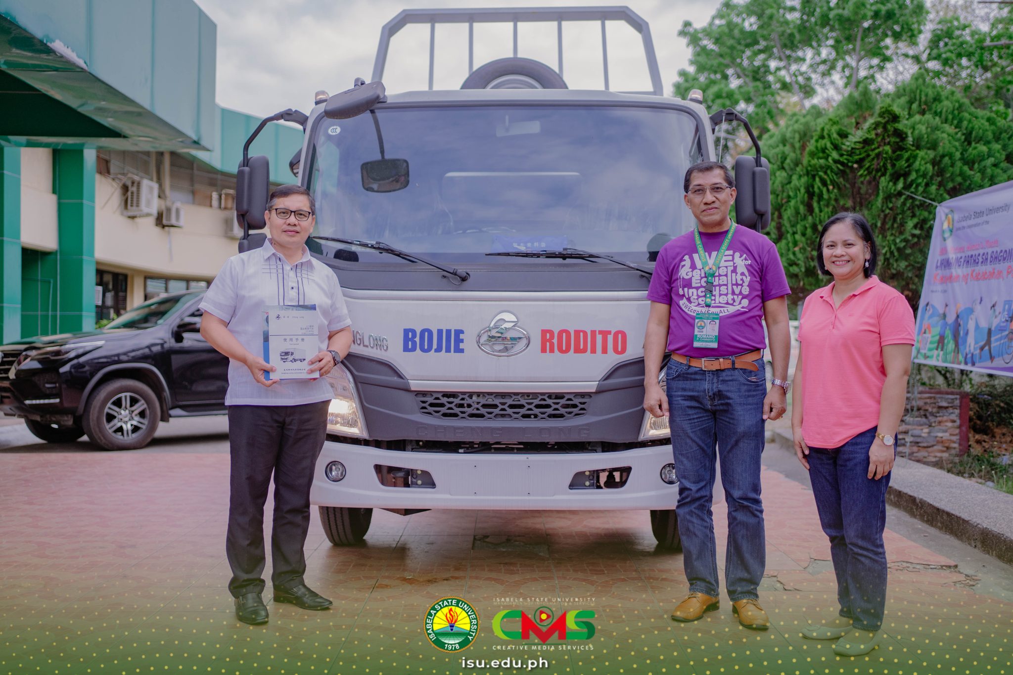 ISU, CVCPC receive dump truck from prov gov’t for cacao transport ...
